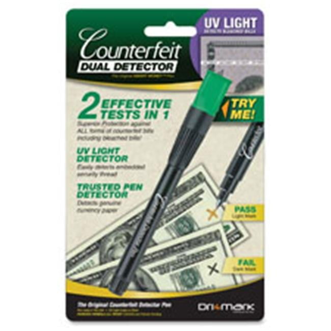 Dri Mark Products Inc DRI351UVB Counterfeit Detector Pen, 2-n-1l UV ...