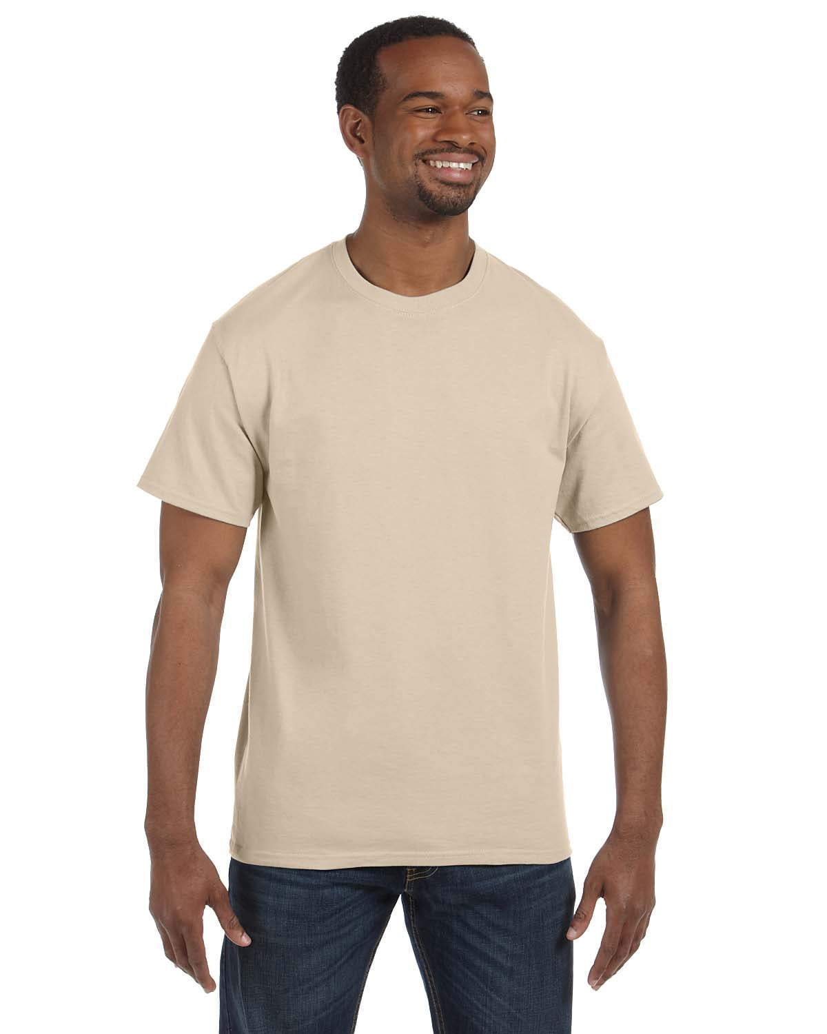 JERZEES - Dri-Power 50/50 T-Shirt - 29MR, Sandstone, 3X, Pack Of 2 ...