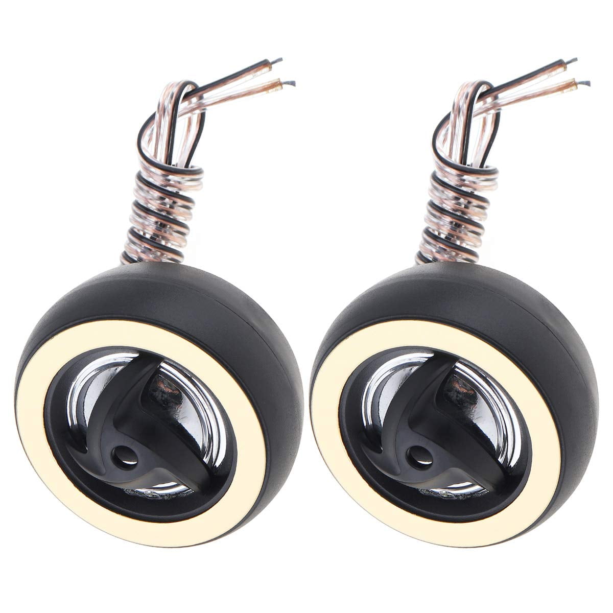 DriSentri Car Tweeters, 2pcs 800W JS-250 25mm High Efficiency Mini Dome ...