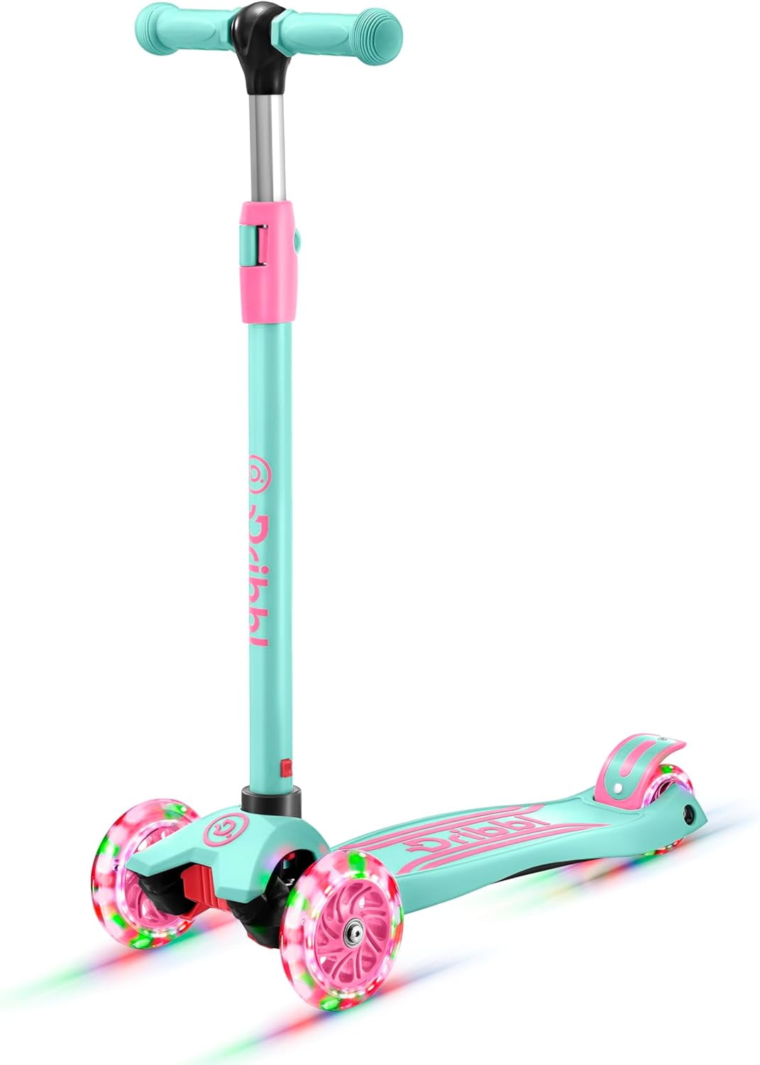 Dribbl 3-Wheel Kids Scooter - Adjustable Height Handlebar - Walmart.com