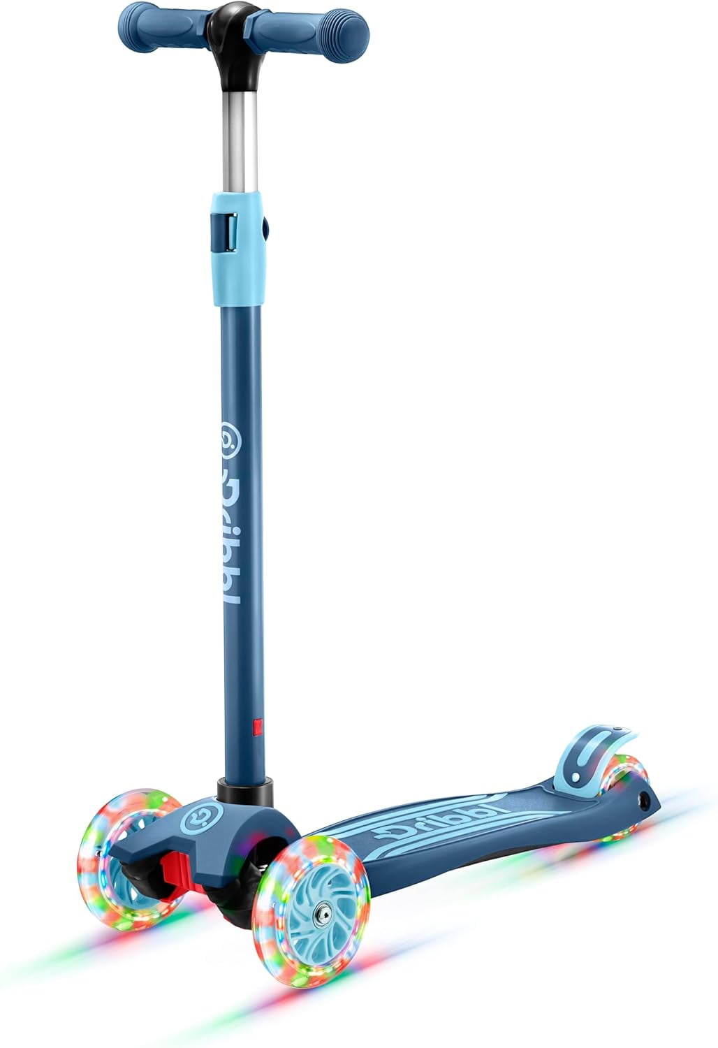 Dribbl 3-Wheel Toddler Scooter - Adjustable Handlebar, Anti-Slip Deck ...