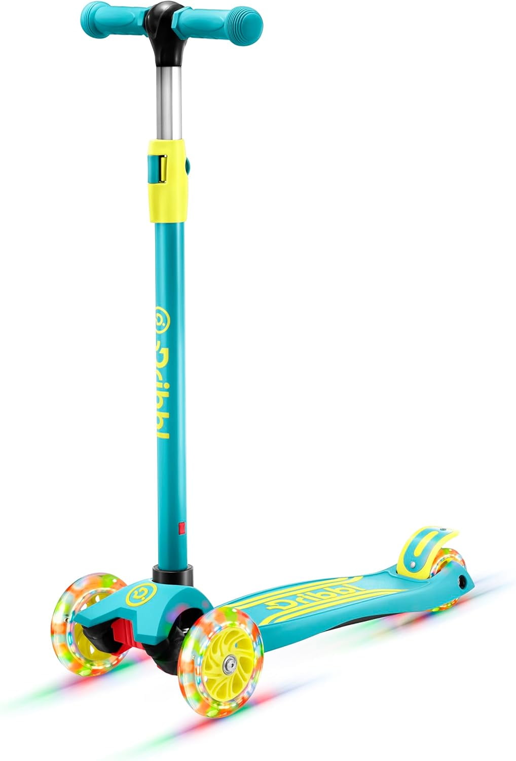 Dribbl 3-Wheel Kids Scooter - Lean-to-Steer Technology, Adjustable ...