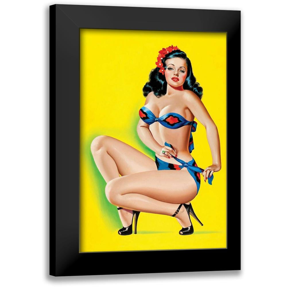 Driben, Peter 11x14 Black Modern Framed Museum Art Print Titled - Beauty Parade Magazine: Pinup ...