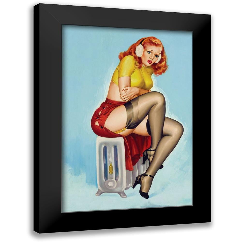 Driben, Peter 11x14 Black Modern Framed Museum Art Print Titled - Flirt Magazine: Chilly ...