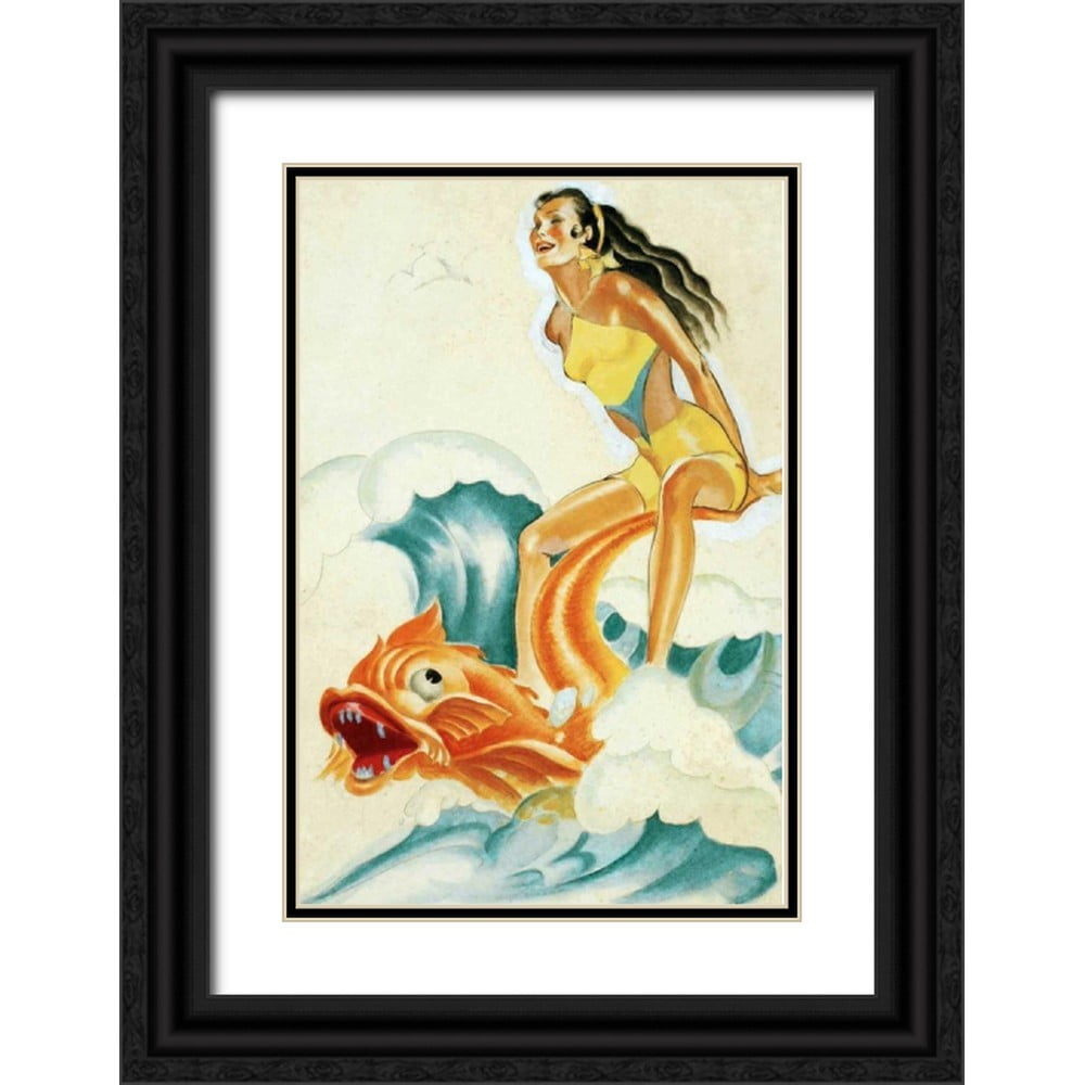 Driben, Peter 11x14 Black Ornate Wood Framed with Double Matting Museum Art Print Titled - Mid ...