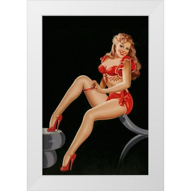 Driben, Peter 17x24 White Modern Wood Framed Museum Art Print Titled - Eyeful Magazine: Pinup in ...