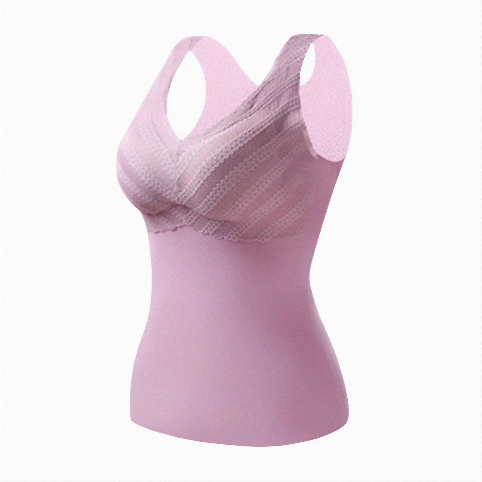 Drie Cami With Built In Bra Winter Thickened Tank Top with Shelf Bra ...