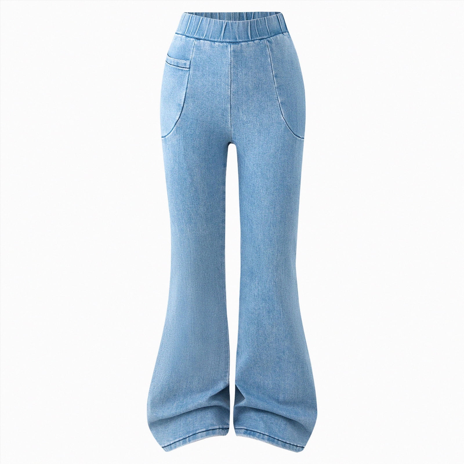 Drie Girls Bootcut Jeans Girls Stretch Flare Jeans Crossover Waist ...