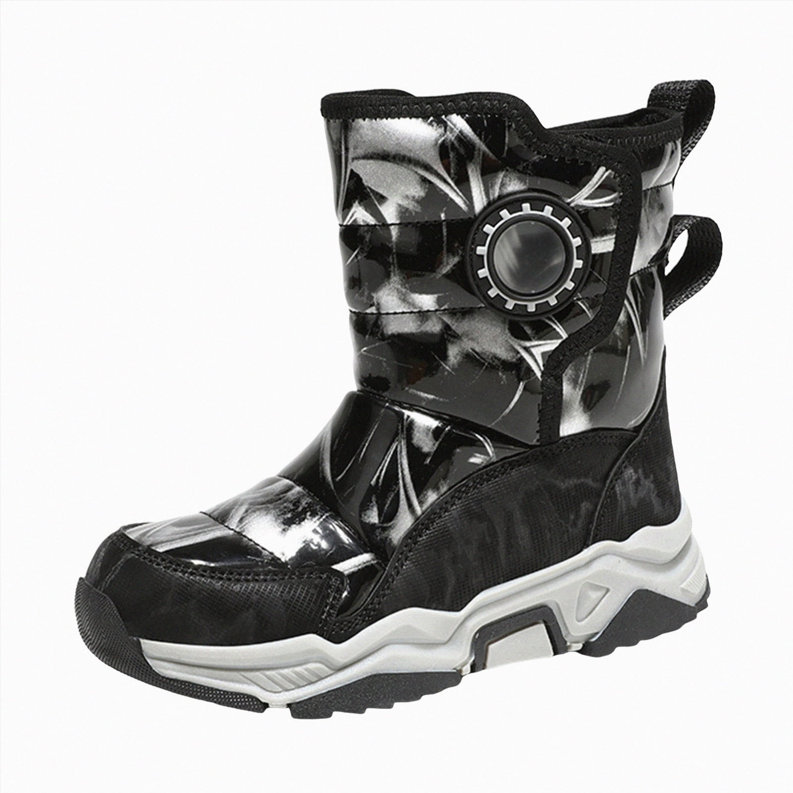 Drie Ki'd Snow Boots Ki'ds Snow Boots for Bo'ys Gi'rls Waterproof Warm ...