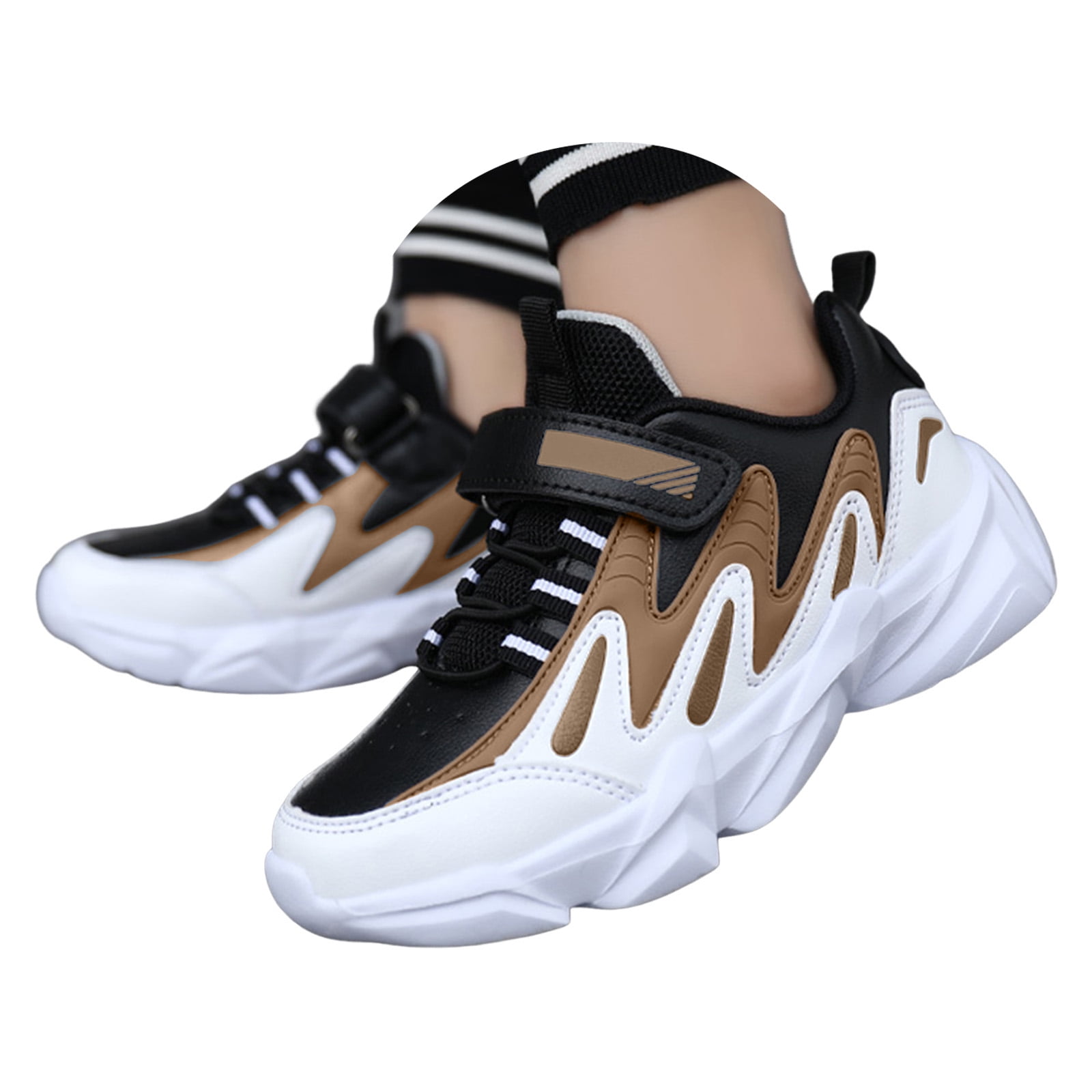 Drie Kids Tennis Shoes Lightweight Mesh Breathable Fashion Led Flashing ...