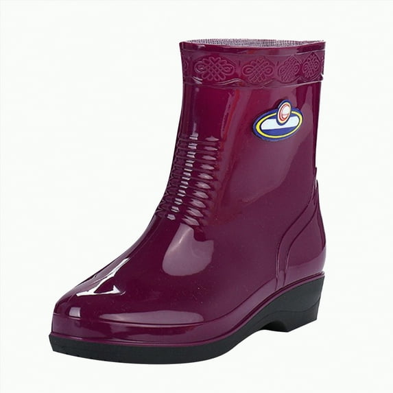 Drie Rain Boots Women Womens Rain Boots, Waterproof Platform Rubber ...