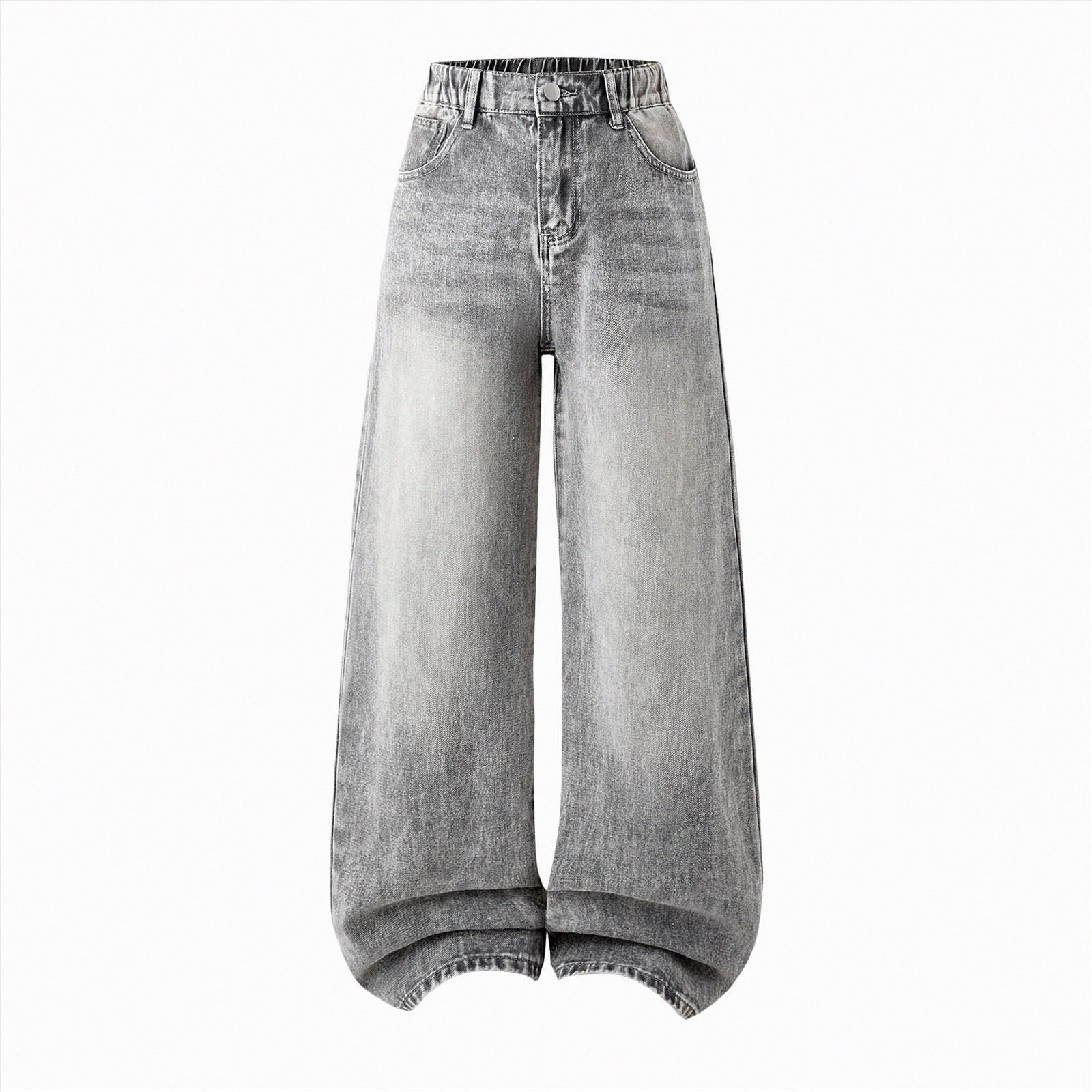 Drie Teen Girl Jeans Pants for Girls 2025 Fashion High Waist Floor ...