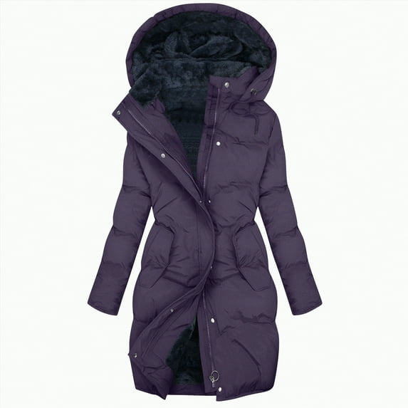 Drie Women'S Long Winter Coats Women's Winter Thicken Puffer Coat Warm ...