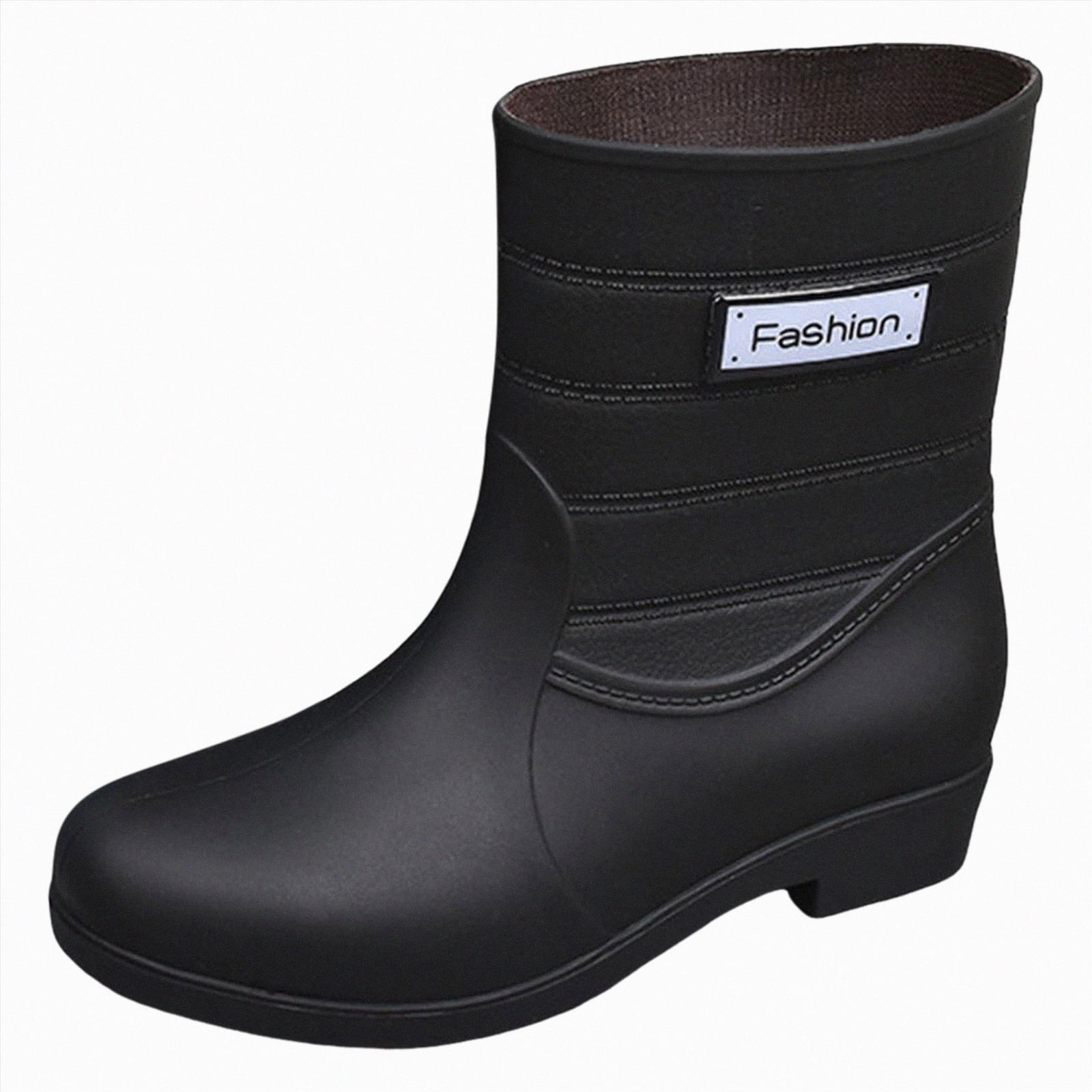 Drie Womens Rubber Boots Women’s Waterproof Chelsea Bootie – Plush ...