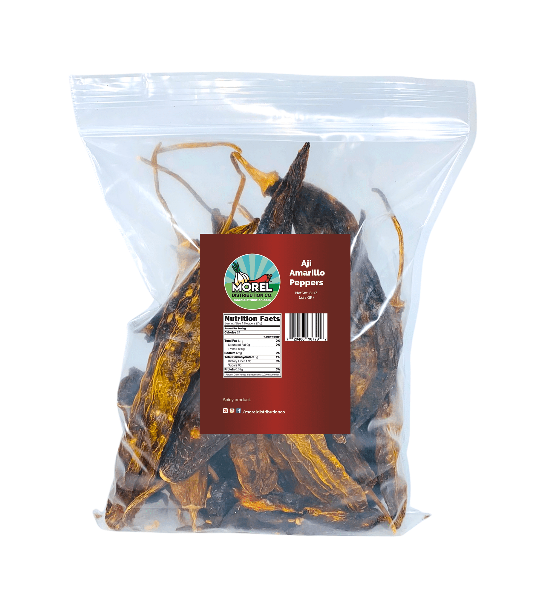 Dried Aji Amarillo Pepper (Chile Amarillo) 8 oz - Walmart.com