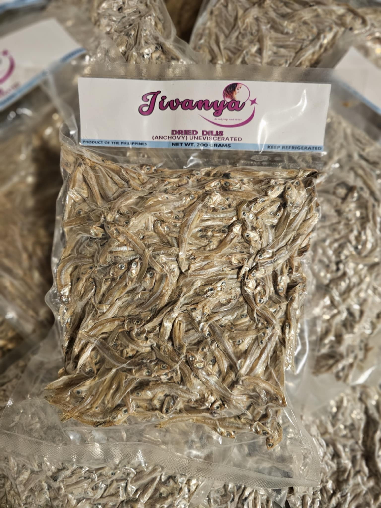 Dried Anchovies (Dilis) Pure 200 grams - Walmart.com