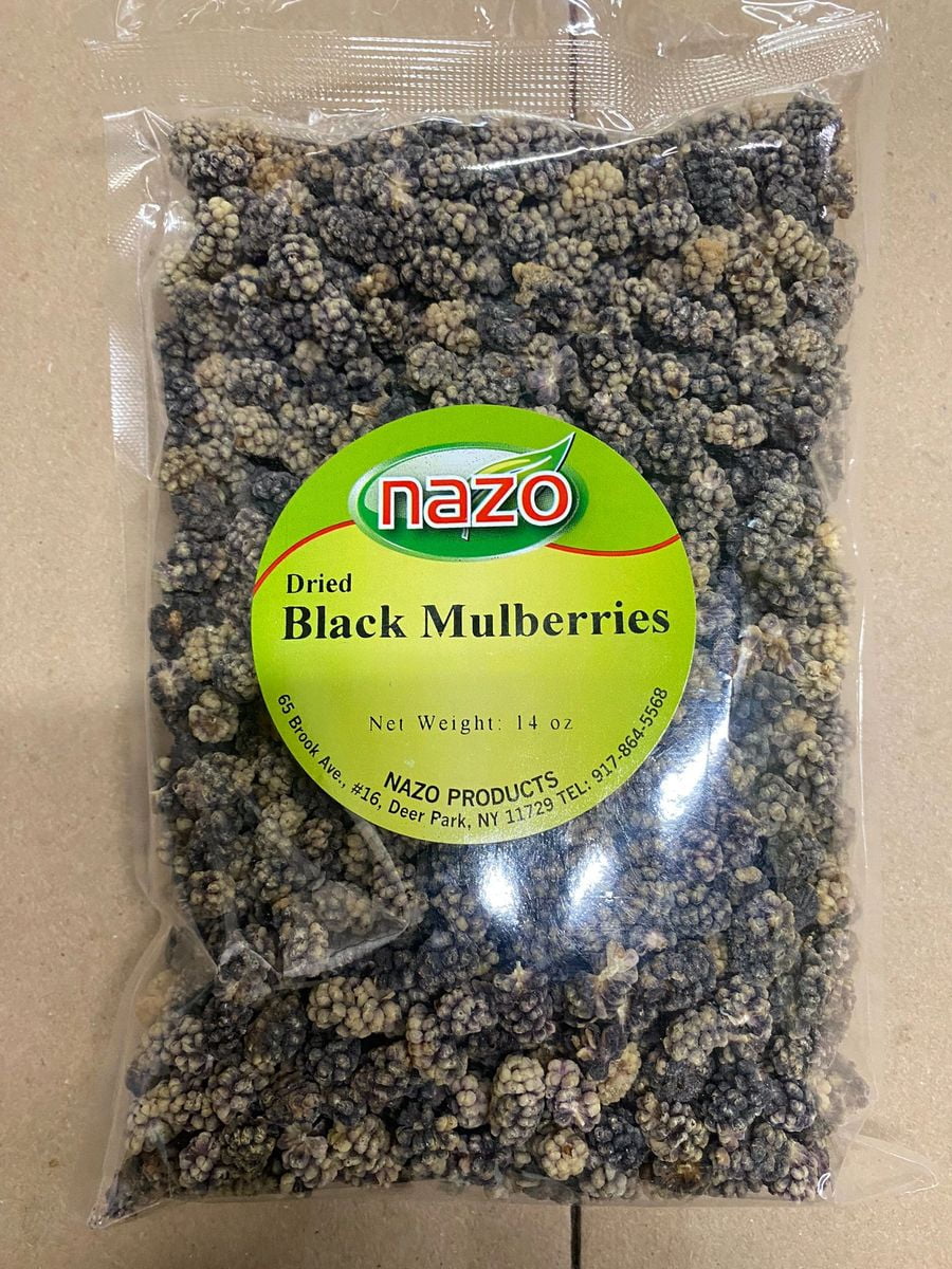 Dried Black Mulberries 140z - Walmart.com