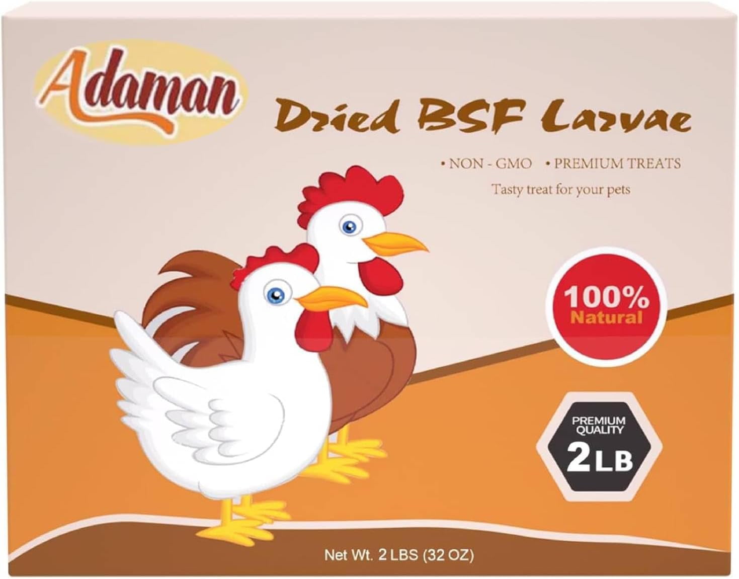 Dried Black Soldier Fly Larvae 2 LBS-100% Natural Non-GMO BSF Larvae ...