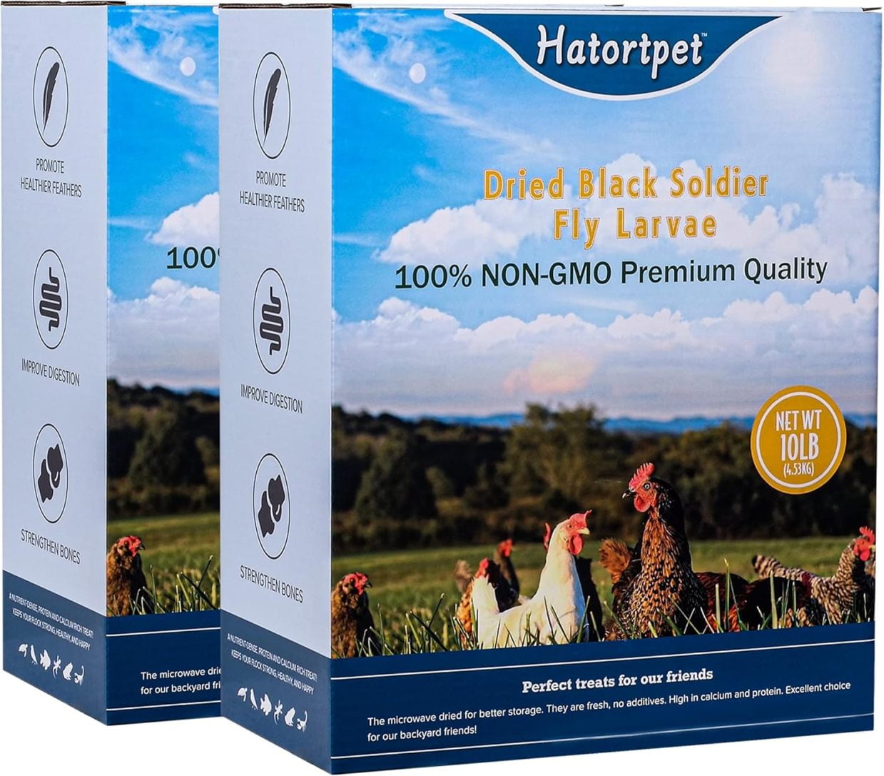 Dried Black Soldier Fly Larvae 20LB-Pure Natural Non-GMO BSF Larvae for ...