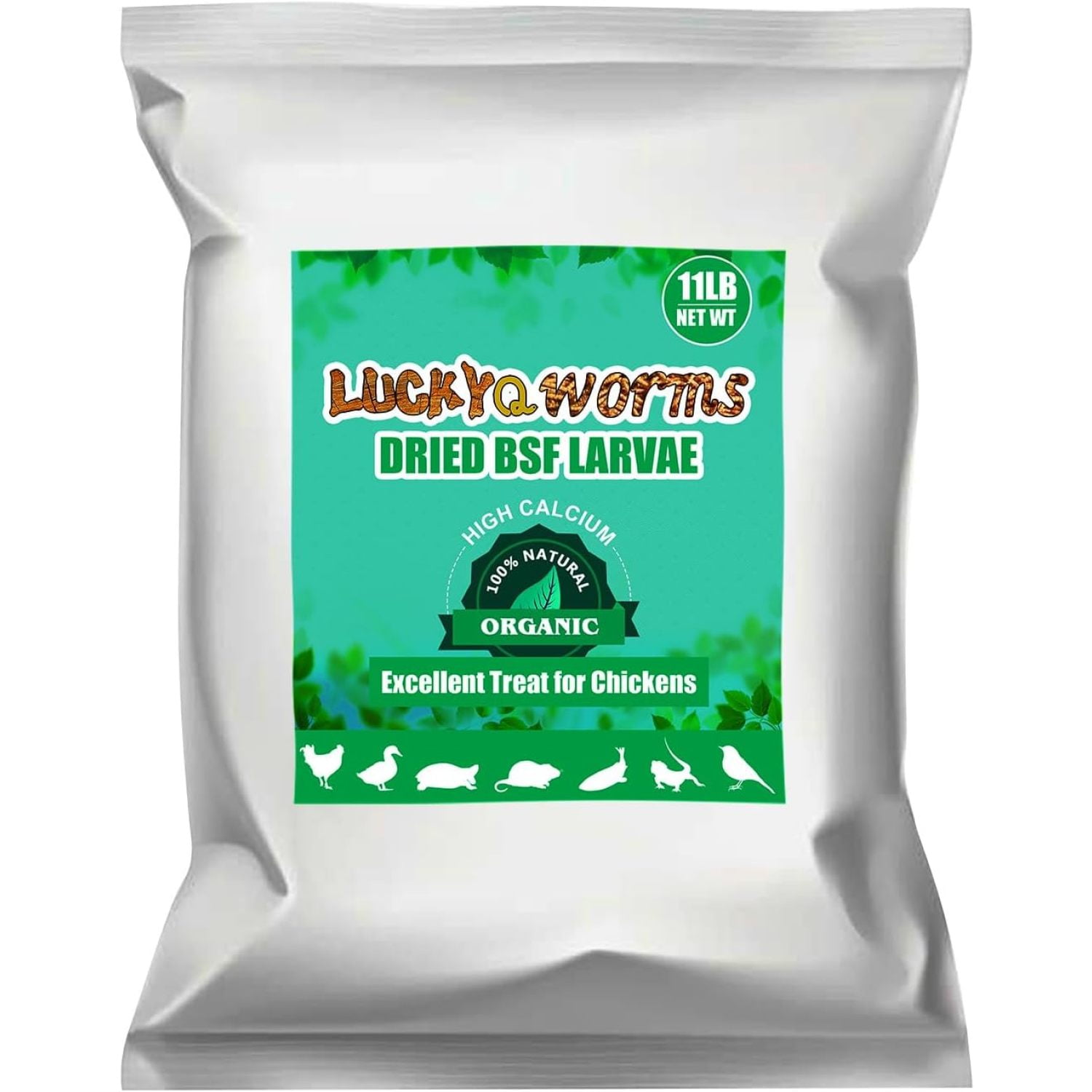 Dried Black Solidier Fly Larvae 11LBS, 85X More Calcium Than Mealworms ...