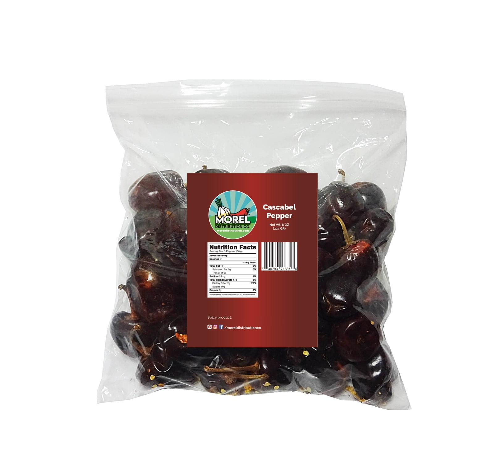 Dried Cascabel Chili Pepper (Chile Cascabel) 8 Oz - Walmart.com