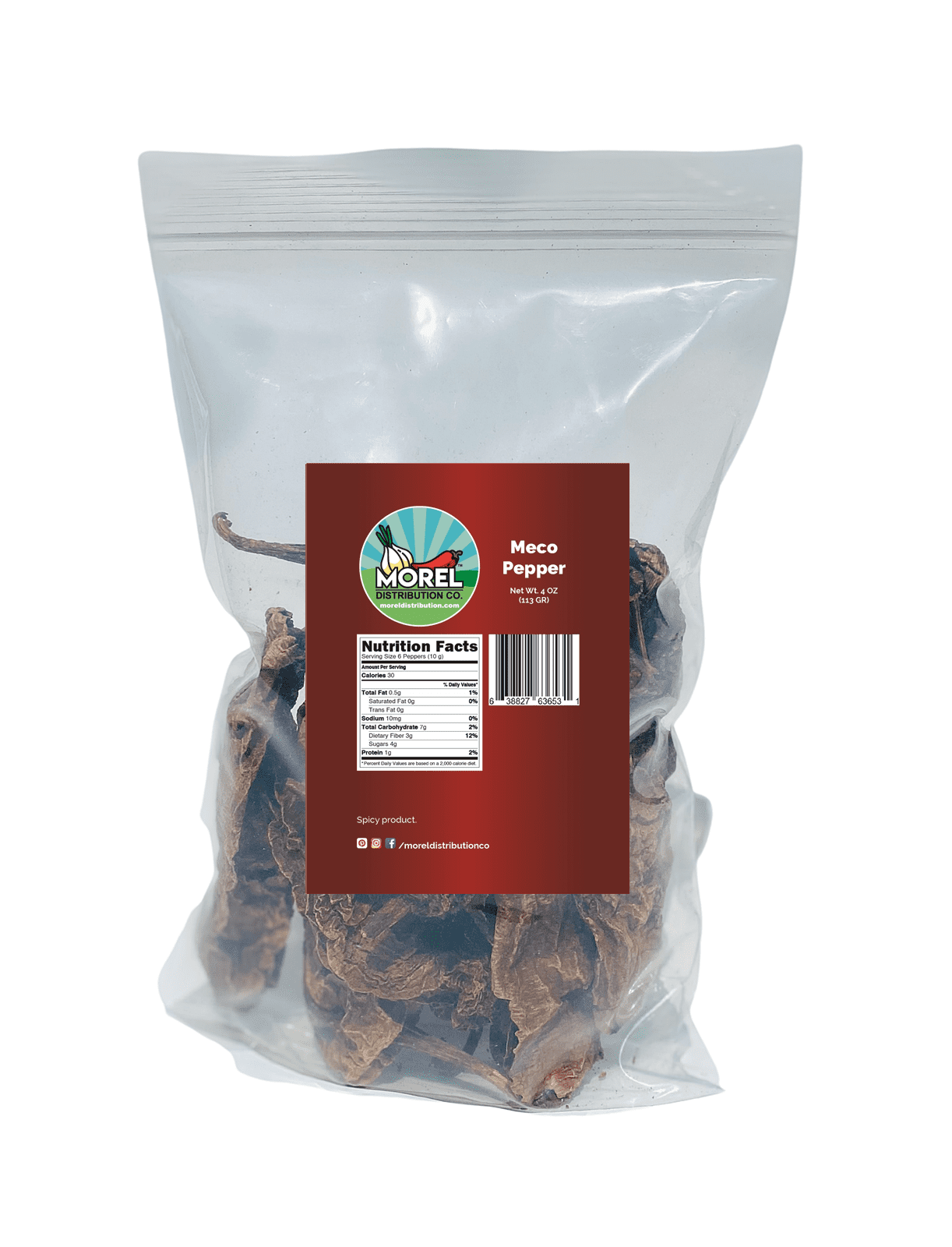 Dried Chipotle Meco Chili Peppers 4 oz - Walmart.com