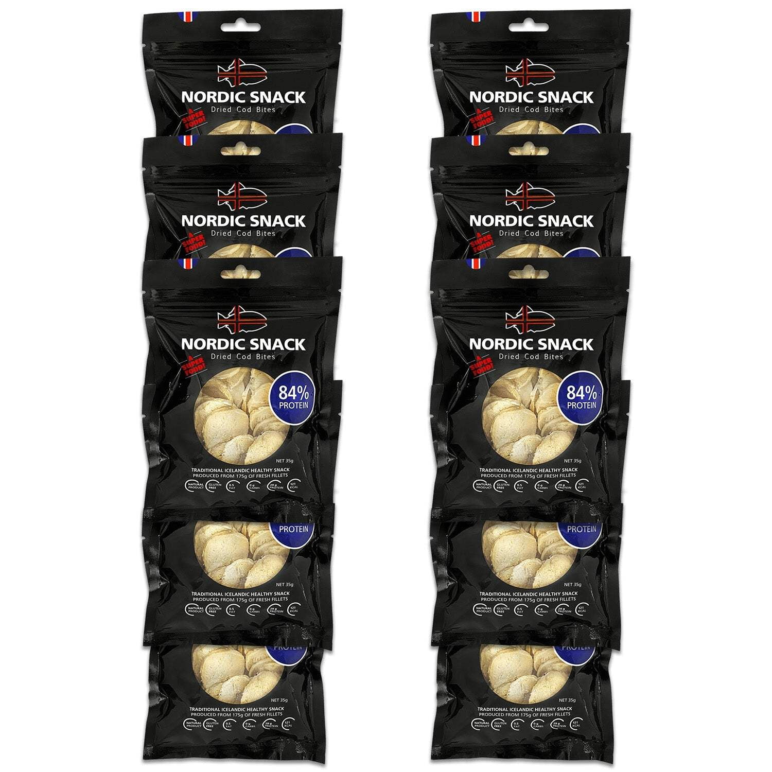 Dried Cod Bites, Hardfiskur Nordic Snack Bundle - Walmart.com