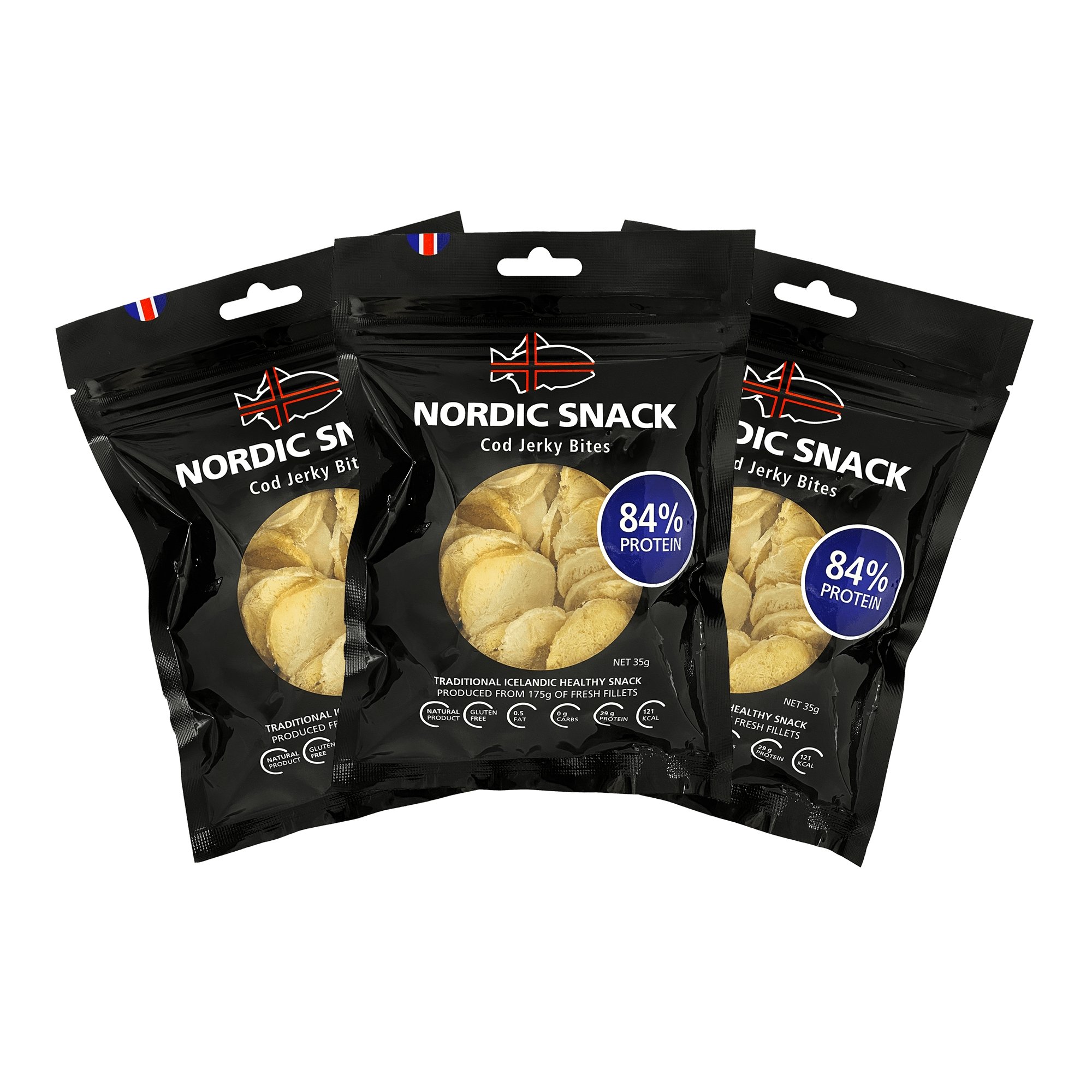 Dried Cod Keto Bites, Fish Jerky (Hardfiskur) High Protein Healthy ...