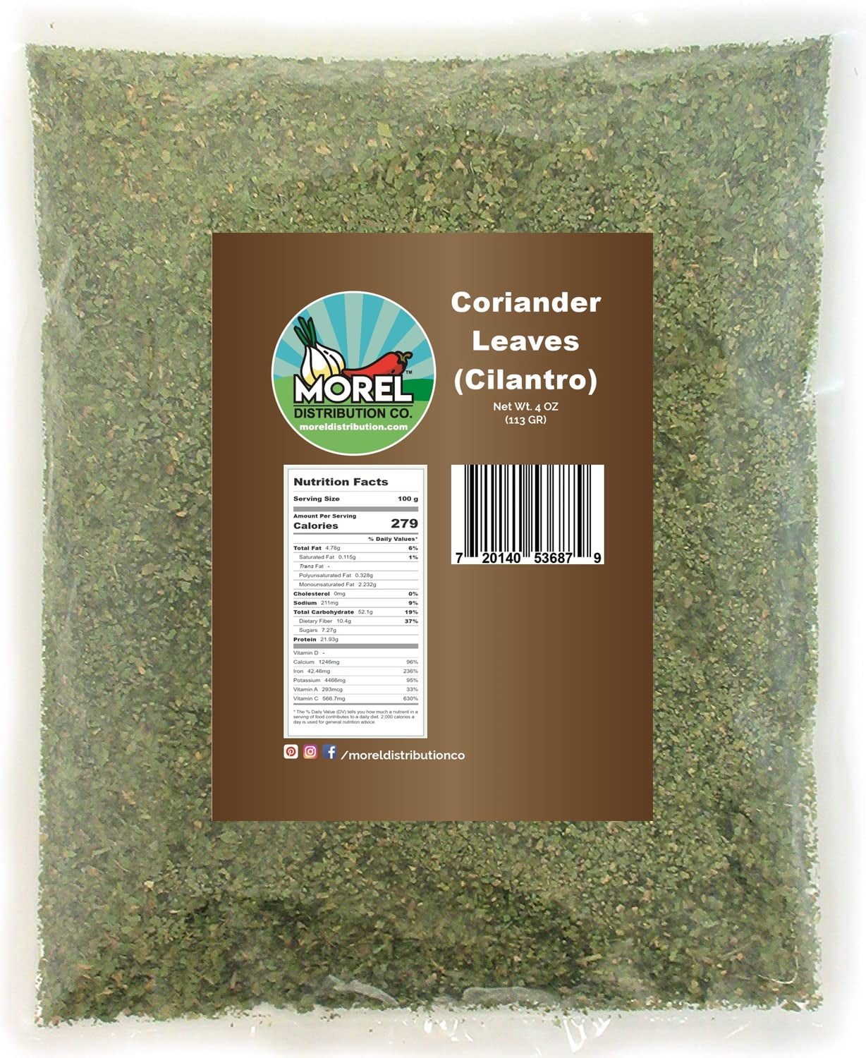 Dried Coriander Leaves. Cilantro Leaf, Cut and Sifted. 4 oz - Walmart.com
