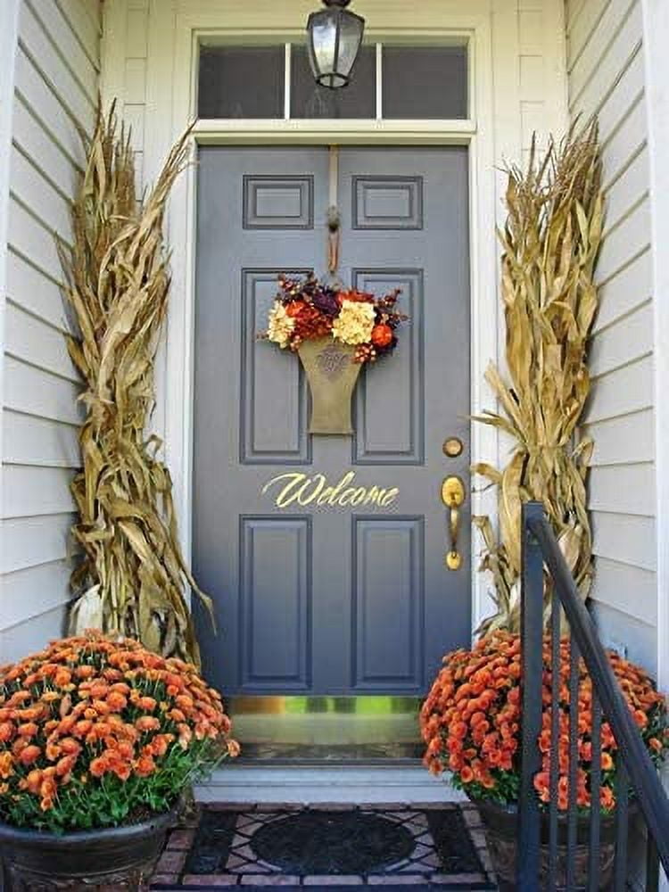 Dried Corn Stalk Bundle for Decor or Display - Corn Shucks with Ears ...
