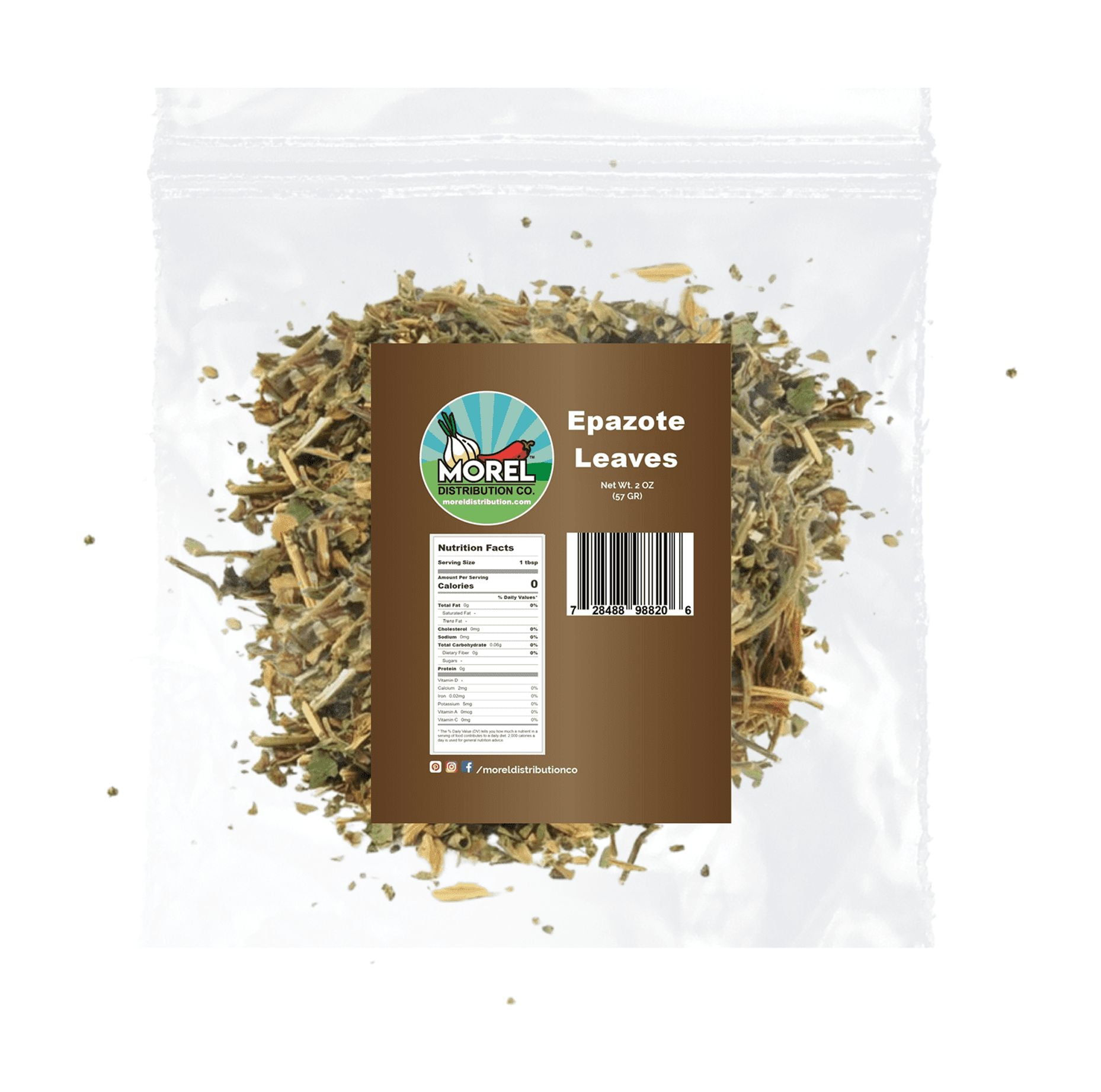 Morel Distribution Dried Epazote Leaves, Natural Mexican Herb, Gluten ...