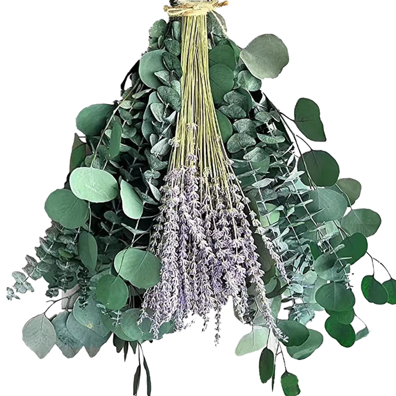 Dried Eucalyptus & Lavender Flowers Bundles for Shower,17''Real ...