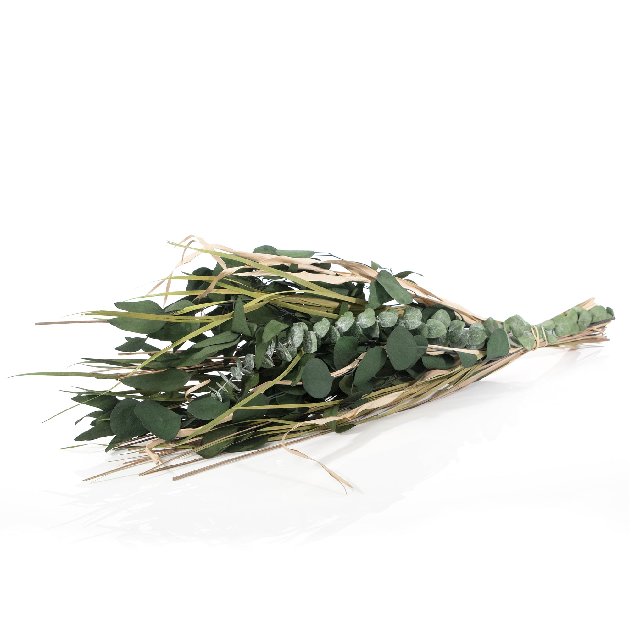 Dried Eucalyptus Mix Green Bouquet - Walmart.com