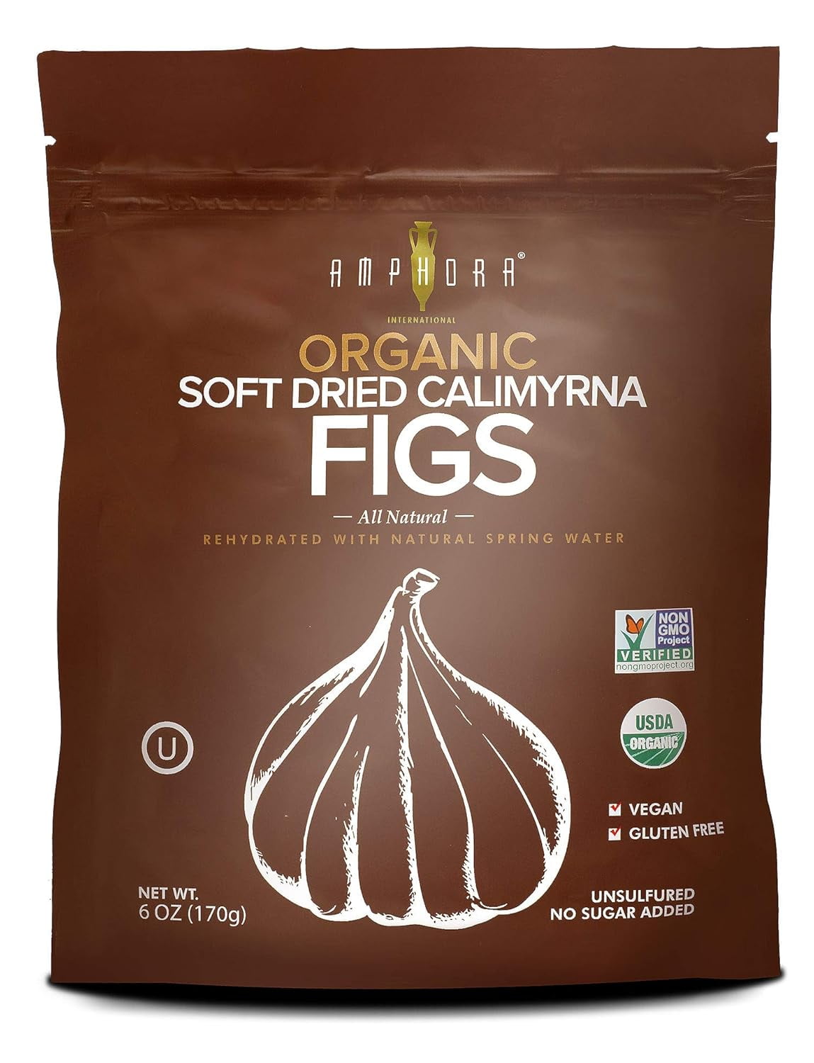 Dried Figs - All Natural Organic Soft Dried Calimyrna Figs - Vegan and ...