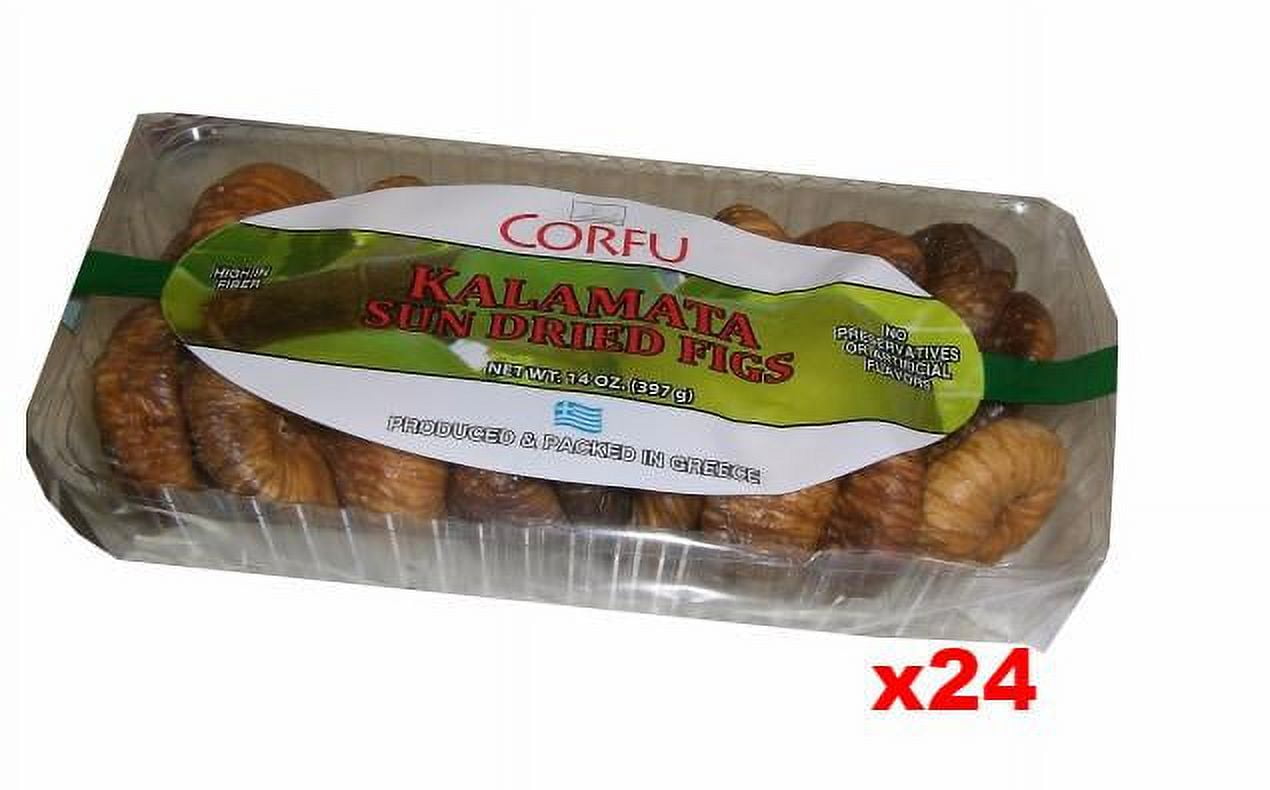 Dried Figs, Kalamata, (Corfu) CASE (24 x 14 oz) - Walmart.com