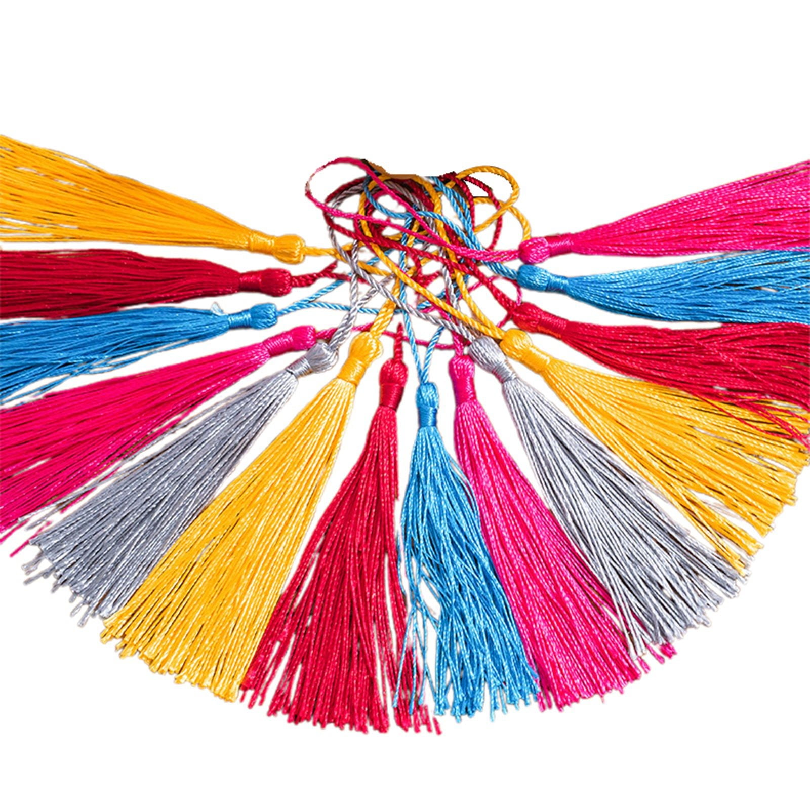 Dried Flower Bookmark Tassel Colorful, Made of Silk, Durable, for Books ...