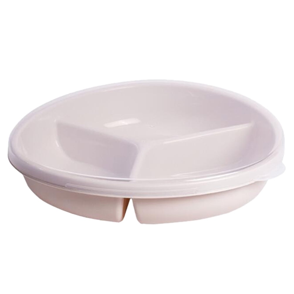 Dried Fruit Divided Plate 3-Grids Dried Fruit Food Snack Tray Plastic ...