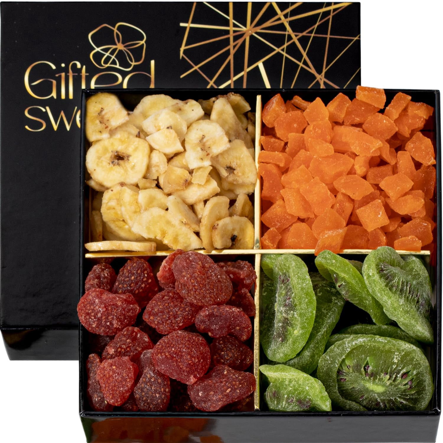Dried Fruit Gift Basket VTF5 - 4 Variety Assortment - Gourmet Dried ...