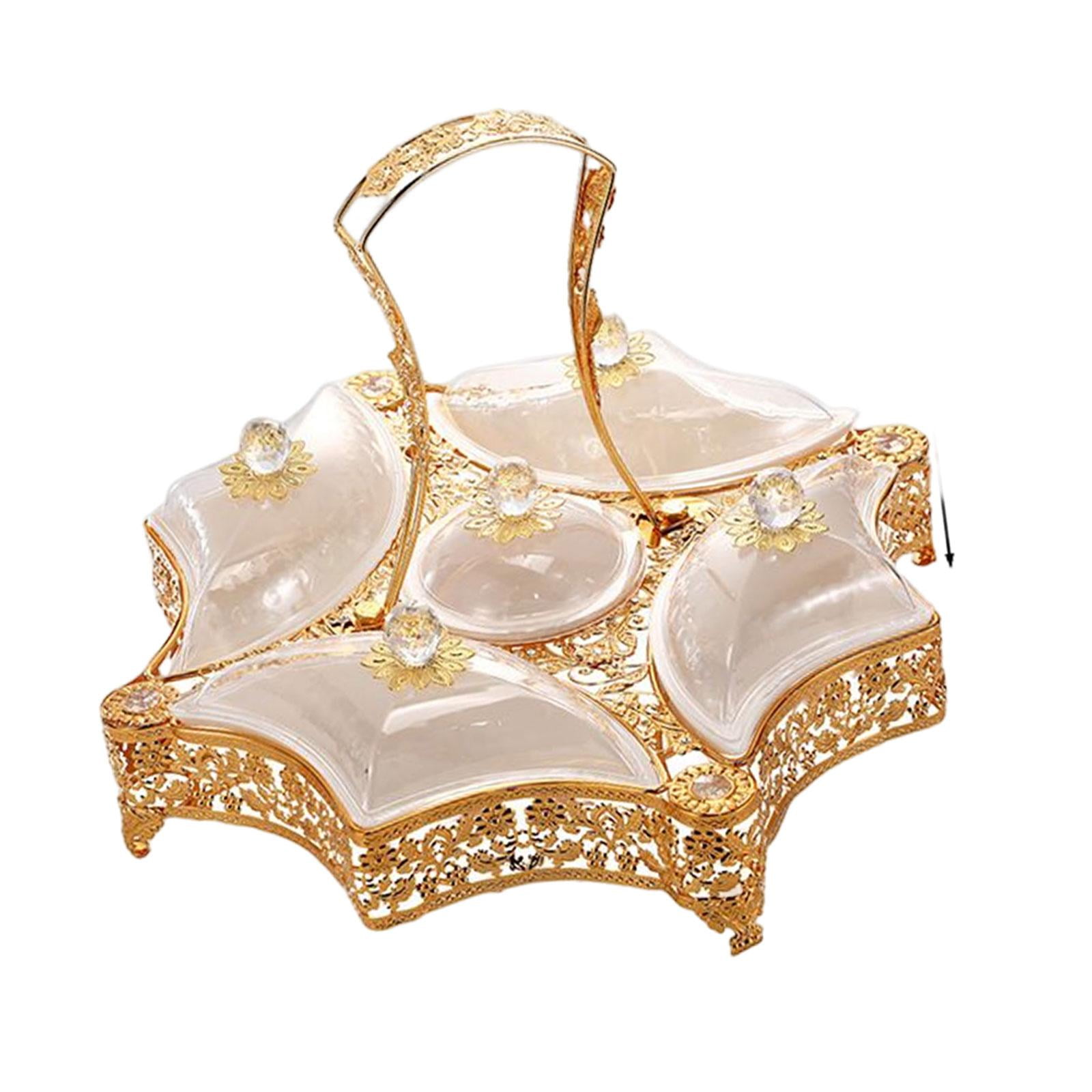 Dried Fruit Holder Tray Organizer Fruit Bowl and Handle Party Serving ...