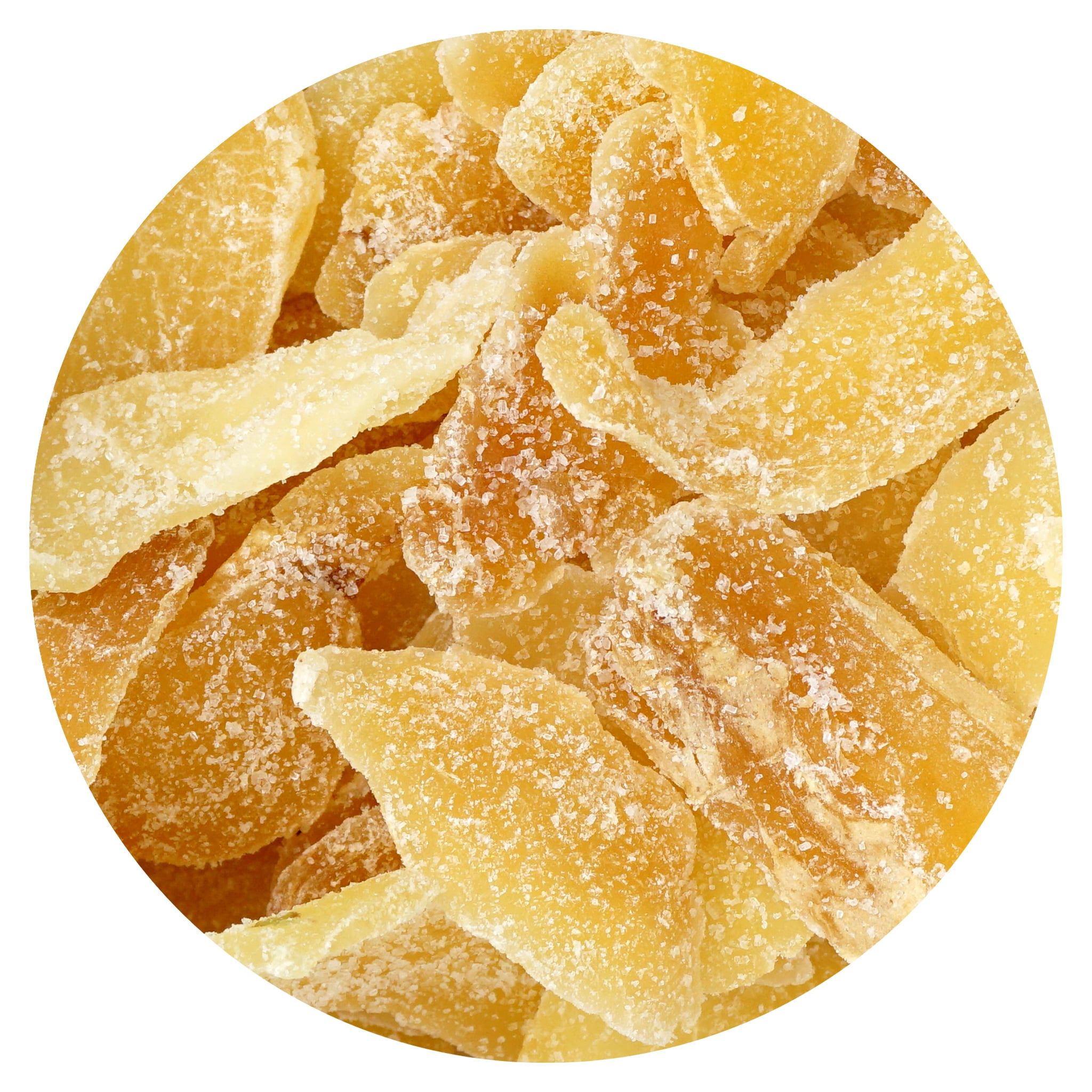 Dried Ginger Crystals, 2 Pound Bag Dried Ginger Slices, Dried Fruit ...