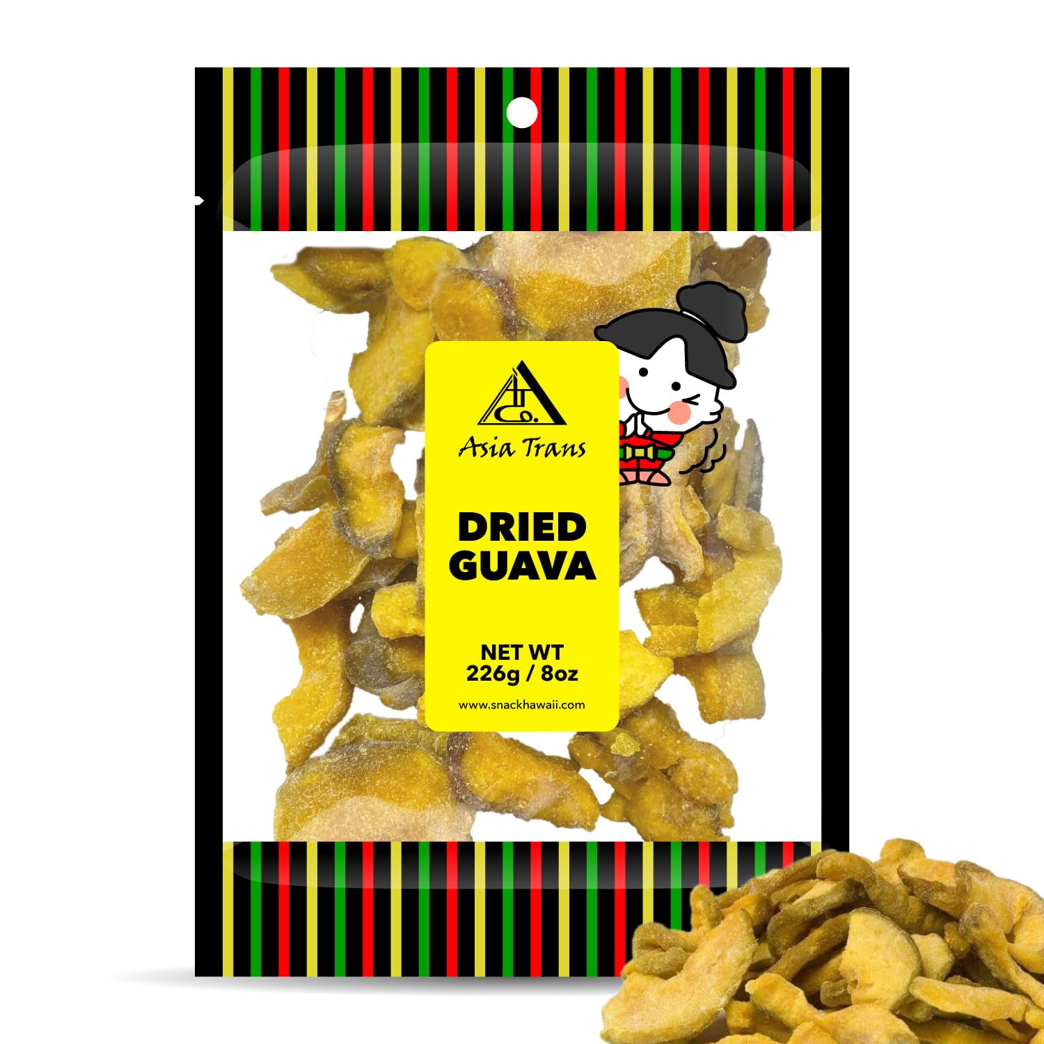 Dried Guava - Preserved Tropical Fruit Slices - Healthy, Vegan, and Low ...