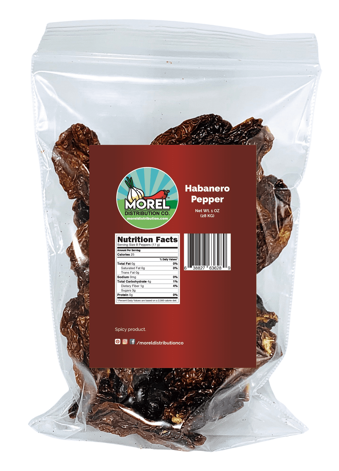 Dried Habanero Pepper (Chile Habanero) 1 oz - Walmart.com