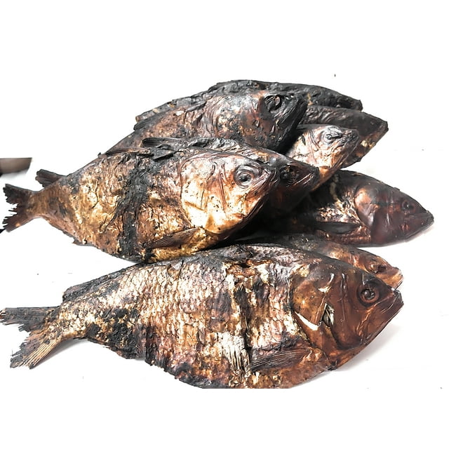 Dried Herring Fish with Skin and Head-on, (Bonga Fish/ Bonny Fish) SALT ...