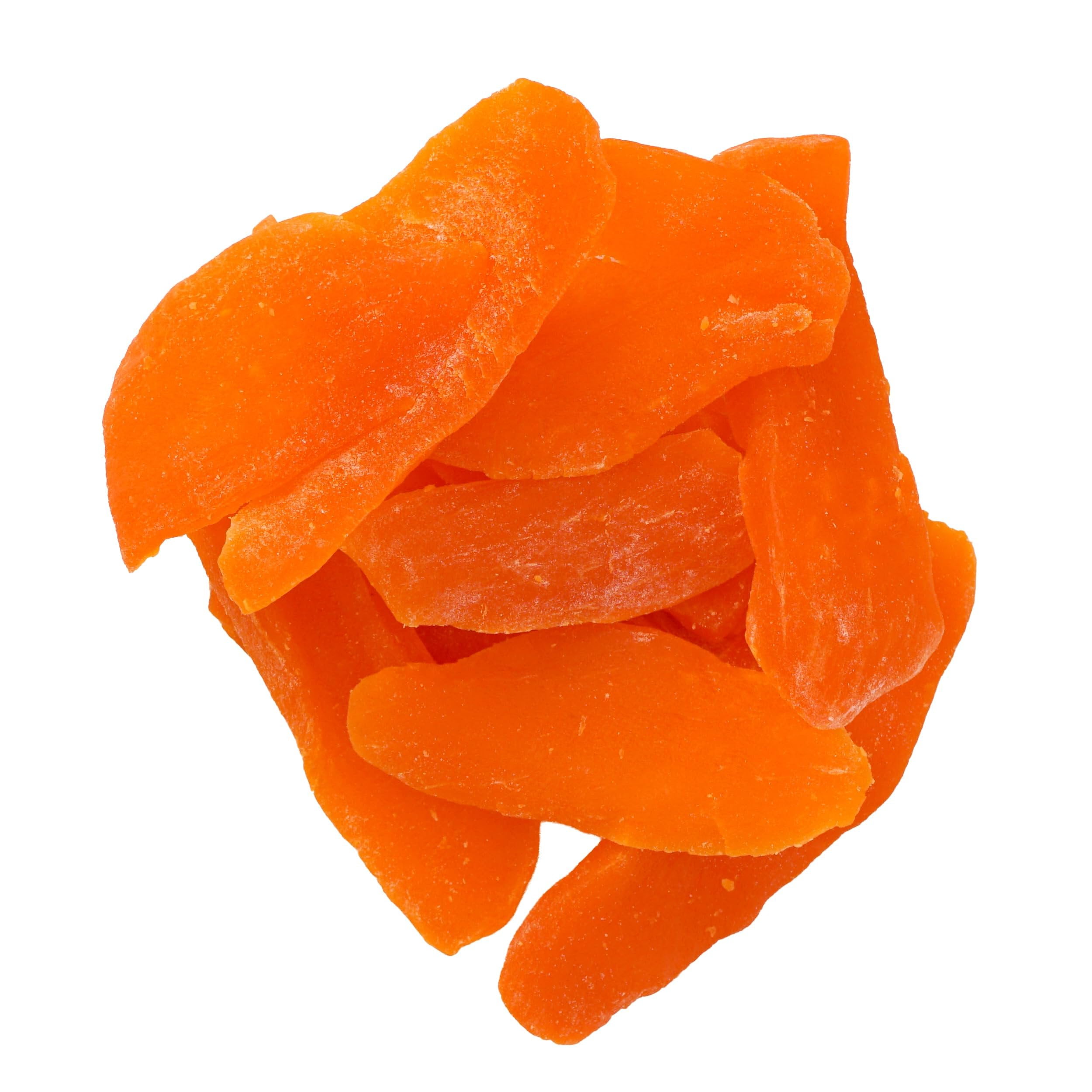Dried Mango, 1 Pound Bag, Mango Slices, The Hampton Popcorn & Candy ...