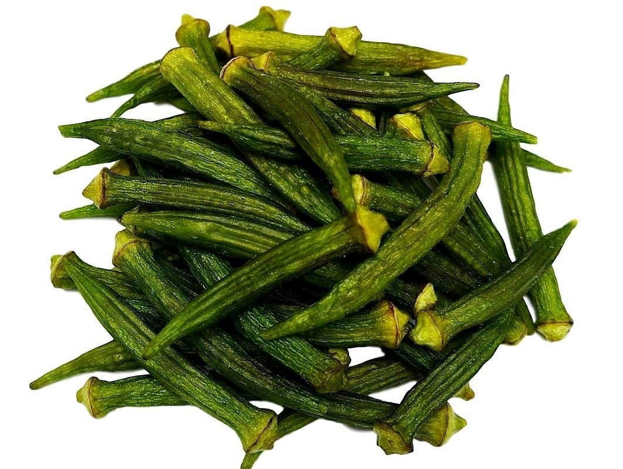 Dried Okra Chips | Sea Salted | Natural | Delicious Healthy Snack | No ...