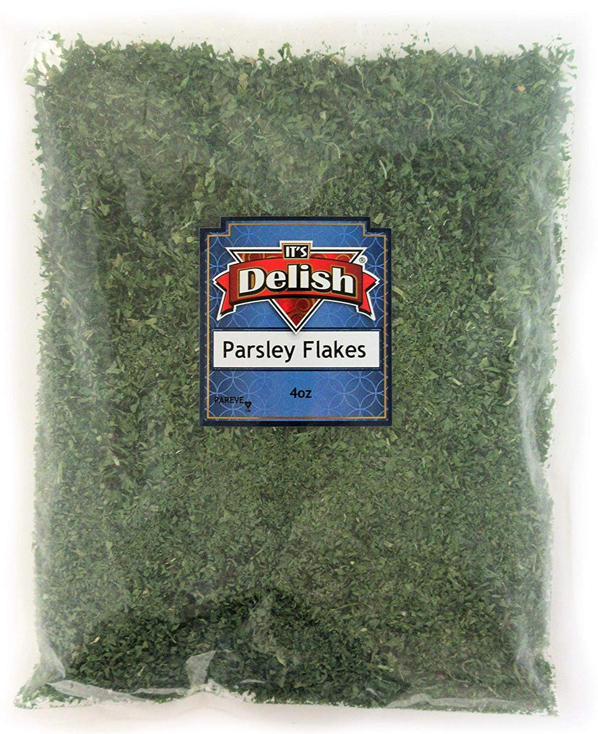 It's Delish Dried Parsley Flakes, Fresh, Kosher, 4 Oz Bag, Savory ...