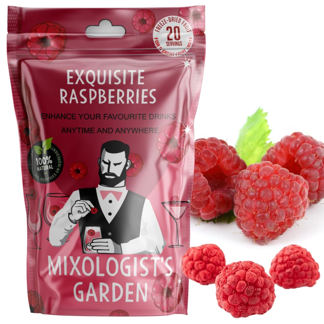 Dried Raspberries - Drink Garnish - Cocktail Garnish - ze-Dried, Not ...