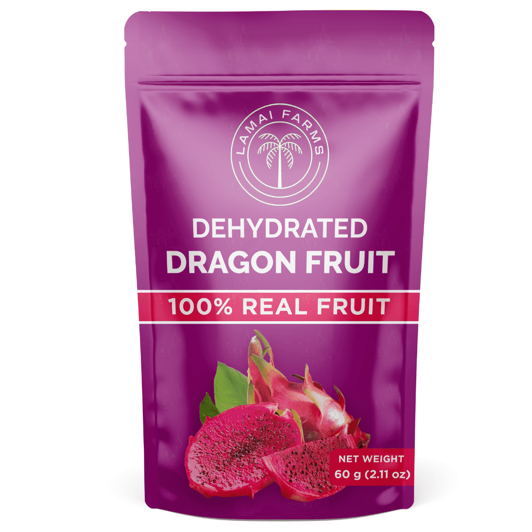 100% Natural Dried Red Dragon Fruit Slices, No Sugar Added, Rich in ...