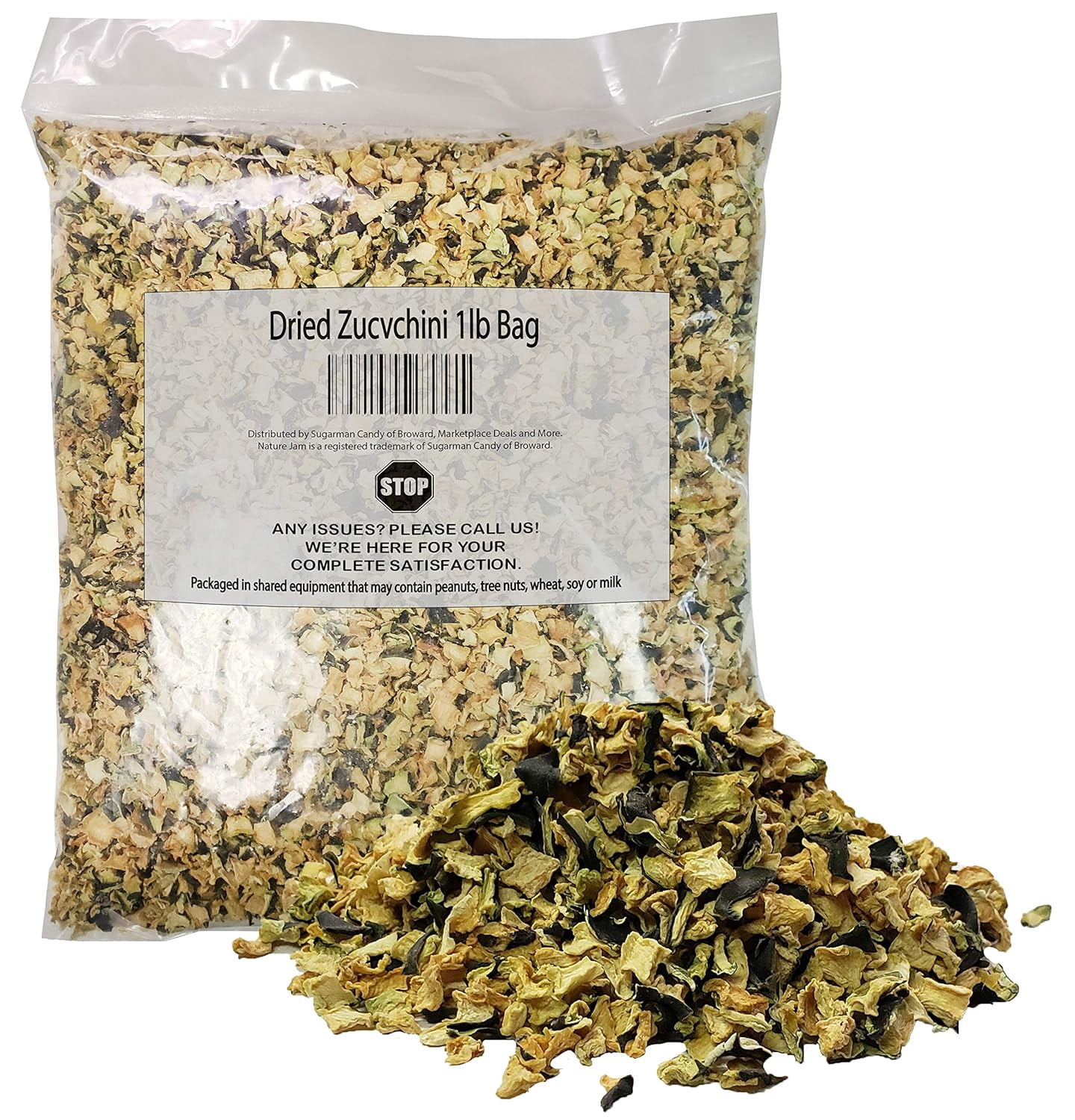 Dried Zucchini 1Pound Bulk Size-Heat Sealed Bag-Dehydrated Dried ...