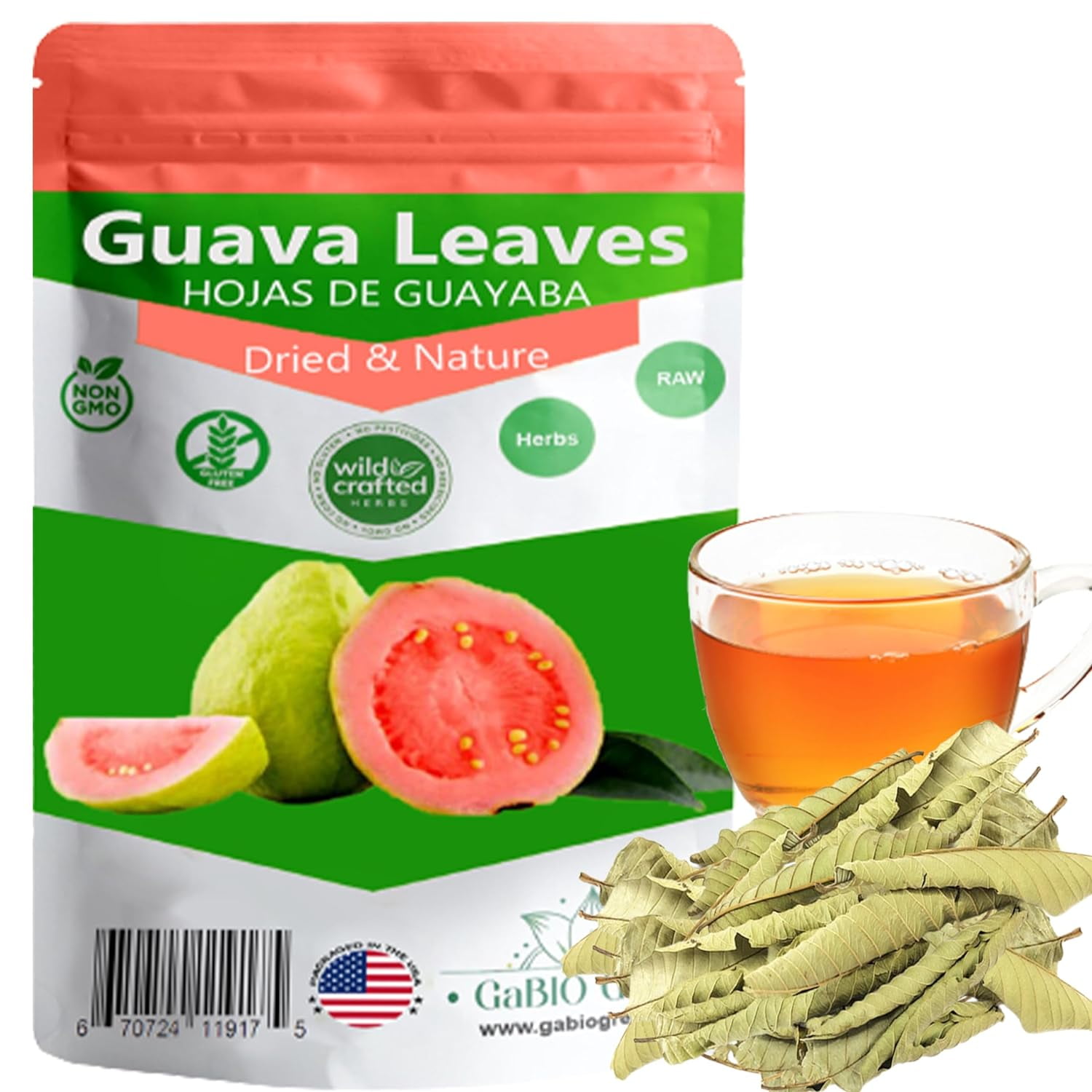 Dried whole Guava leaves, Guava leaf Tea leaves, Hojas de guayaba ...